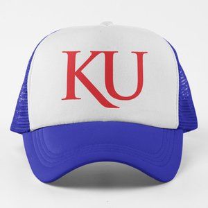 Team Fans | Accessories | New Kansas Jayhawks Ku Foam Trucker Snapback ...